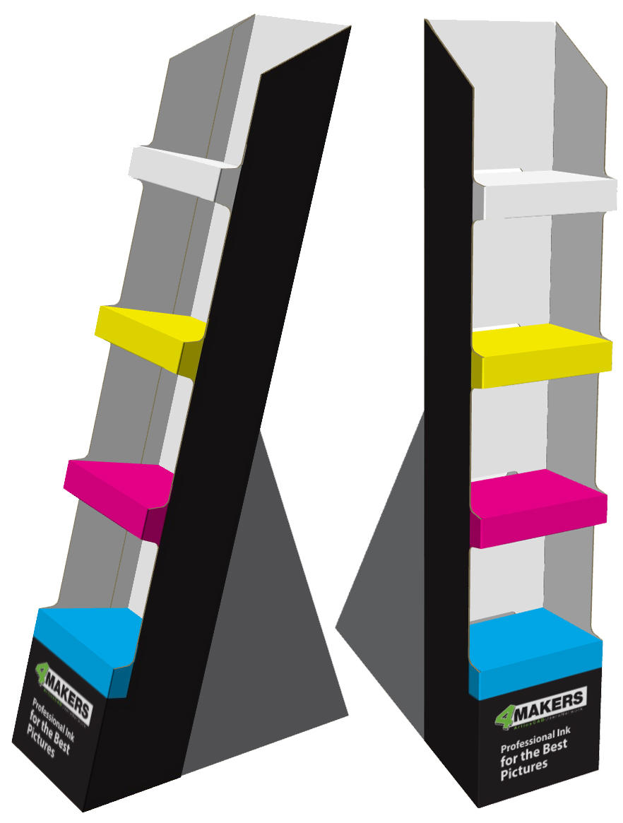 Custom Cardboard Display Stands - Graphic Images