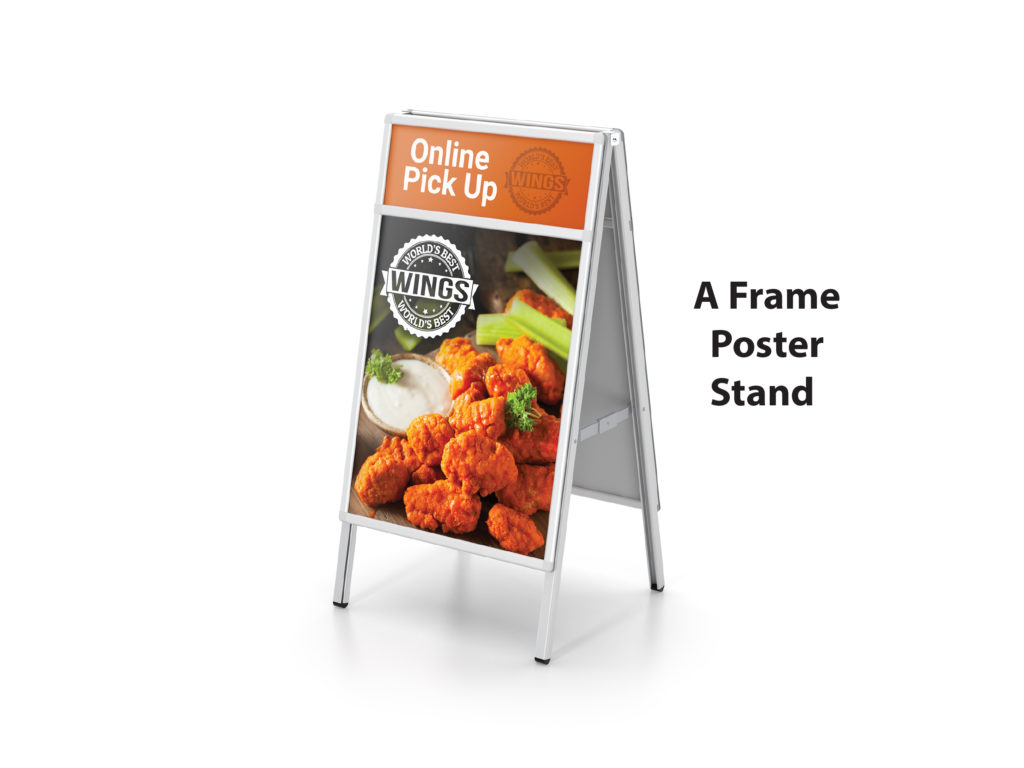 Custom Poster Stands, Poster Sign Holders - Graphic Images