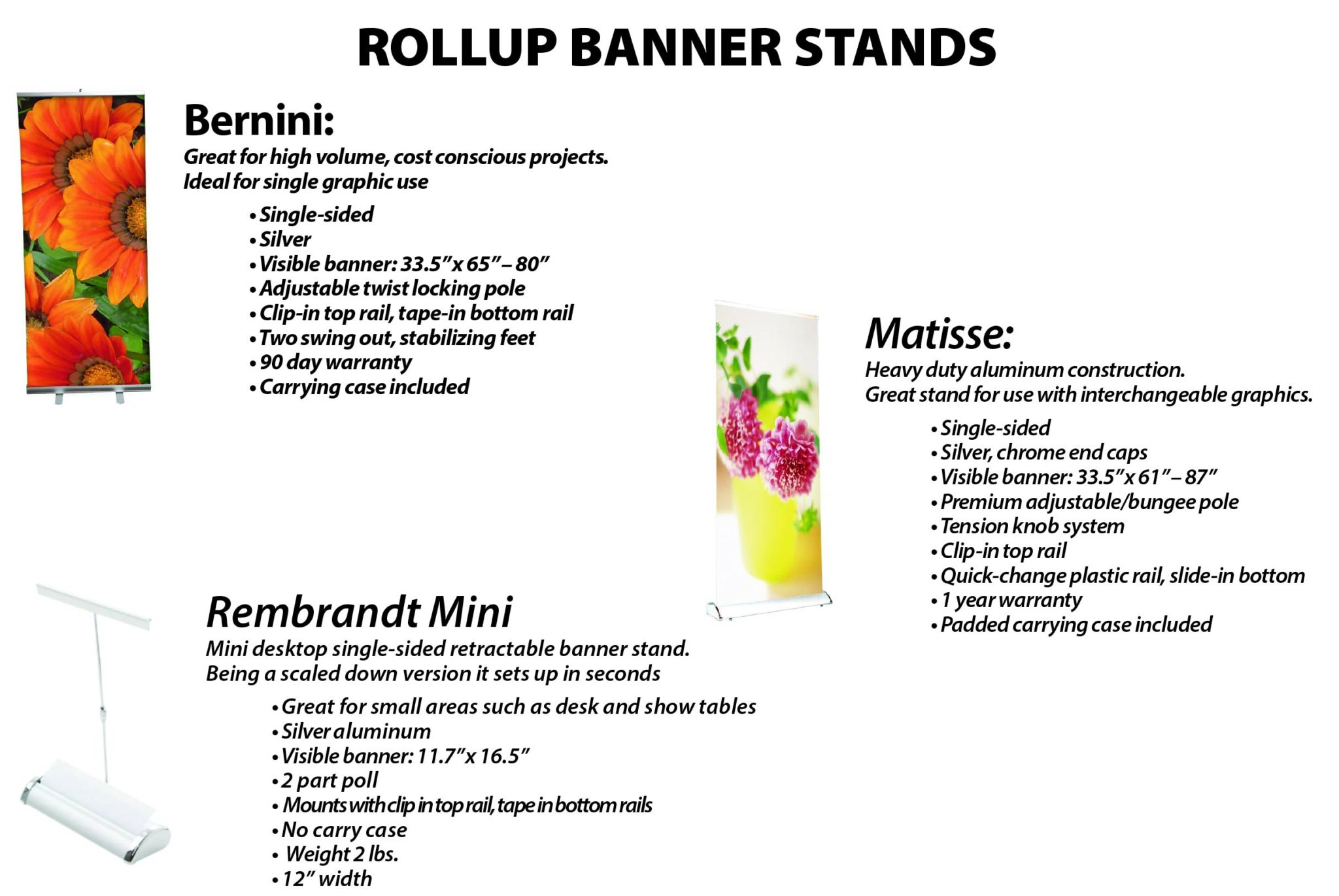 Custom Banner Display - Graphic Images